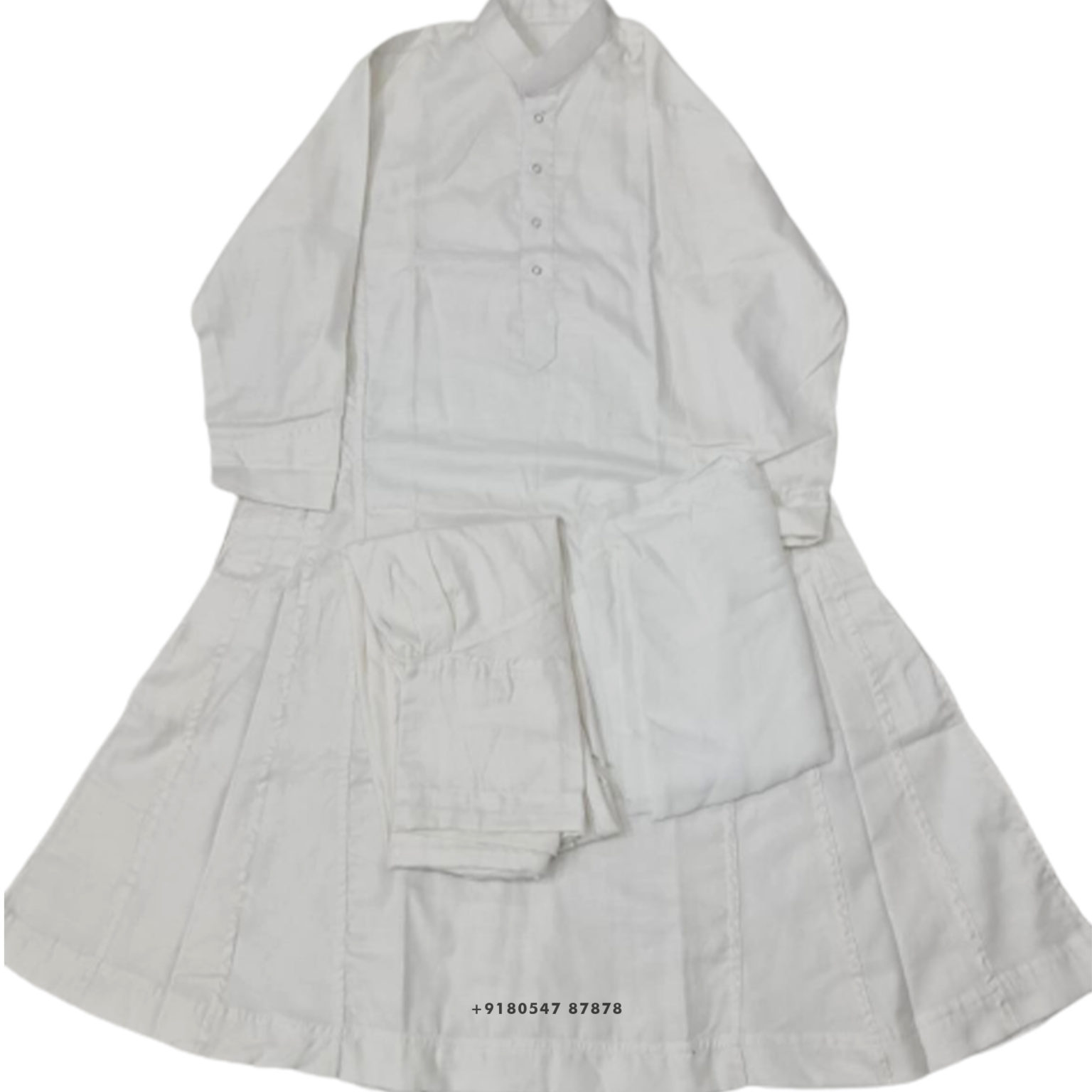 Buy Pure White Chola Online Product ID-040