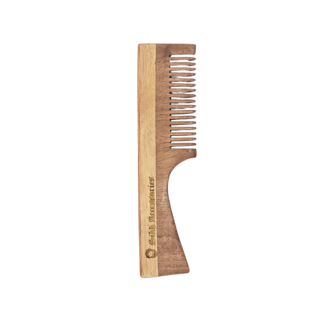 Buy Neem Wood Comb With Rake Design (7.5 Inch) Online